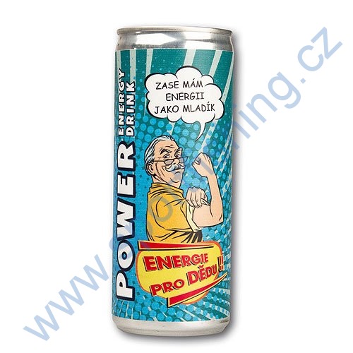 Energetický nápoj pro dědečka 250ml | SPORTFISHING.cz - rybářské potřeby